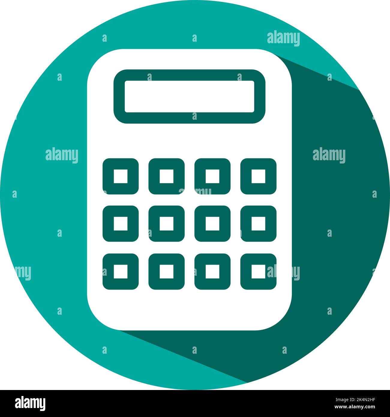 Desk and calculator Cut Out Stock Images & Pictures - Alamy