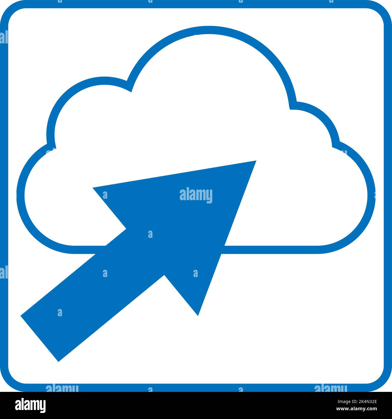 Development internet cloud, illustration, vector on a white background ...