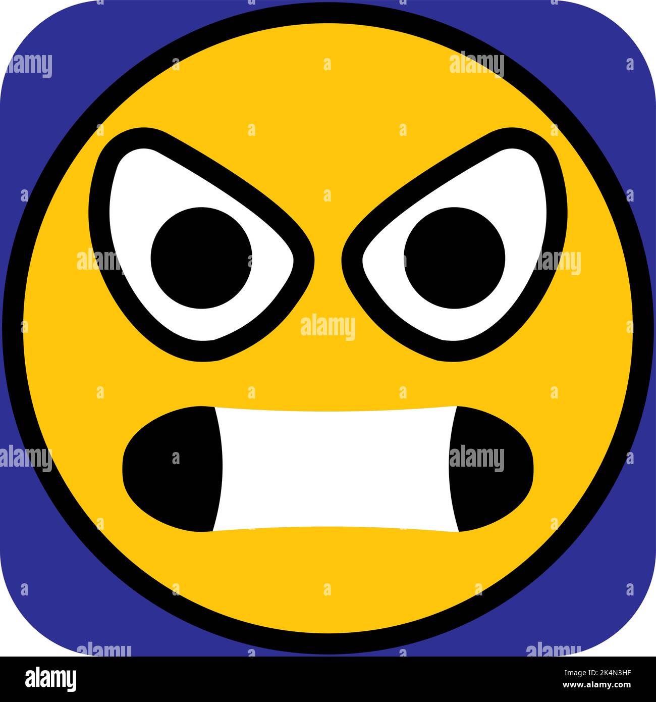 Mad Smiley Face Text