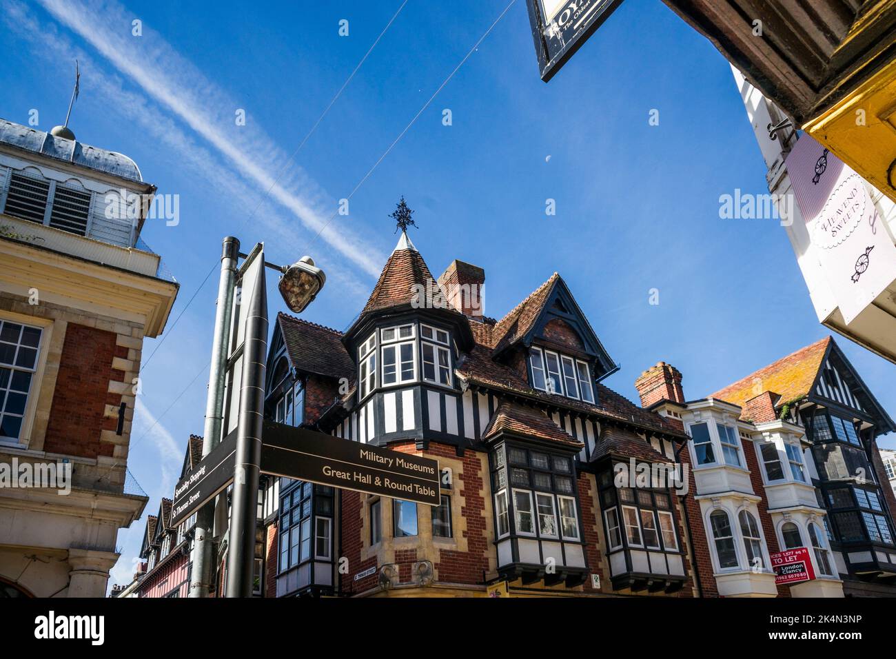 The architecture of Winchester, Hampshire, England, United Kingdom ...