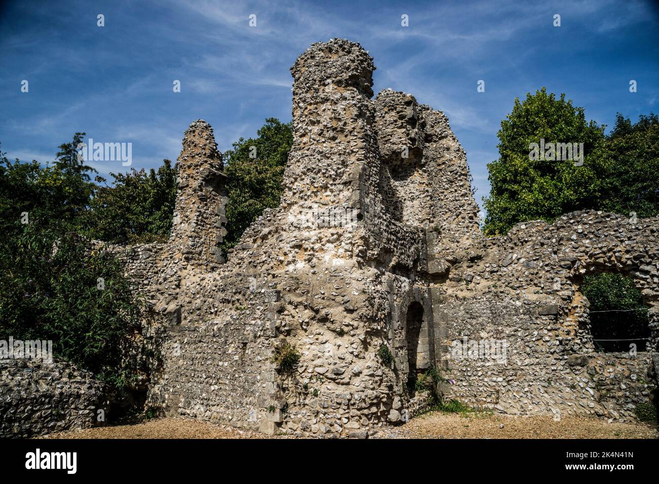 Ruins of Wolvesey Castle (Old Bishop's Palace), Winchester, Hampshire ...