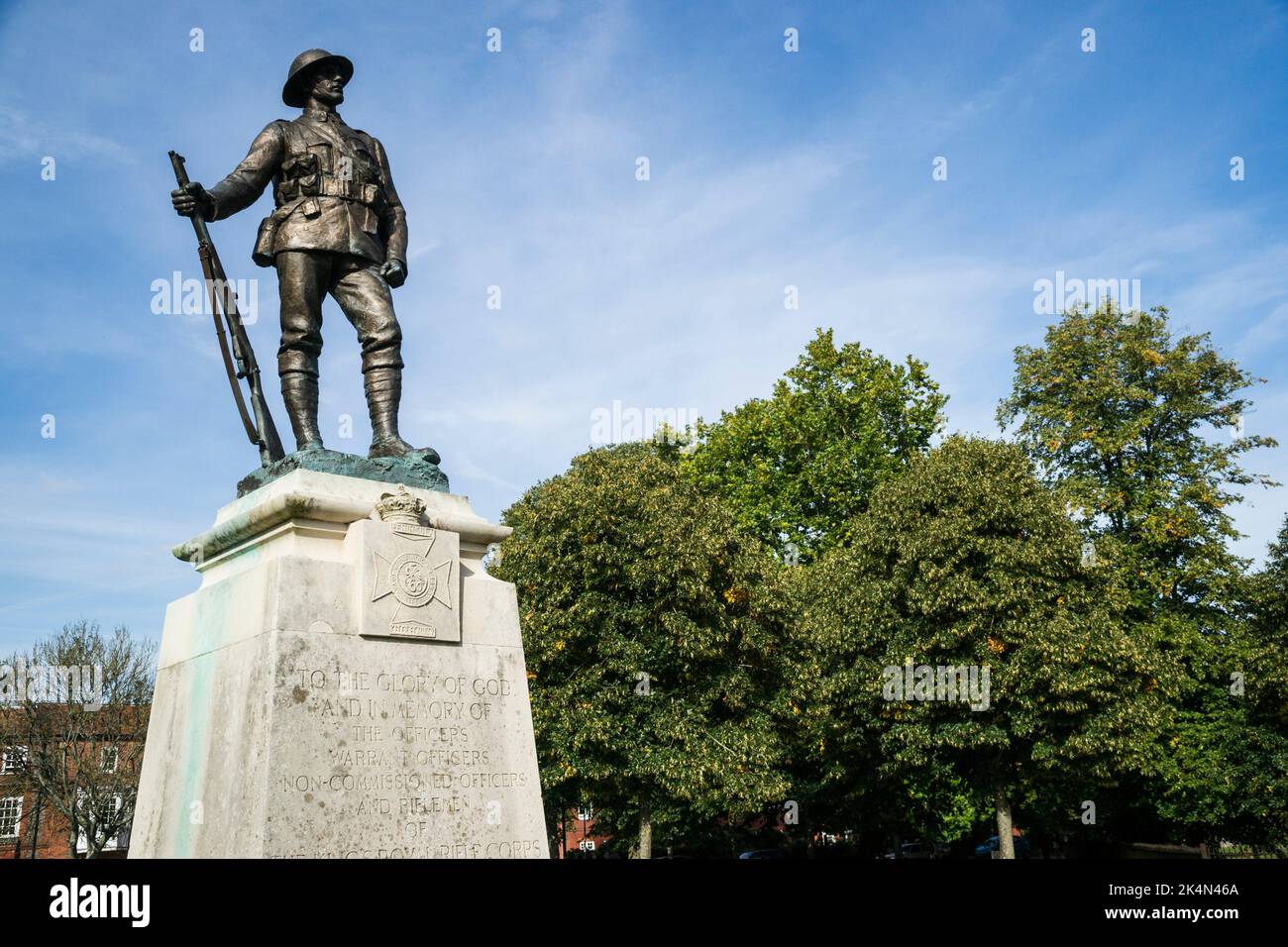 Kings rifle corps memorial hi-res stock photography and images - Alamy