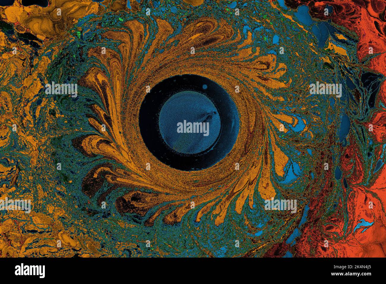 Ebru marble effect pattern design for print Stock Photo - Alamy