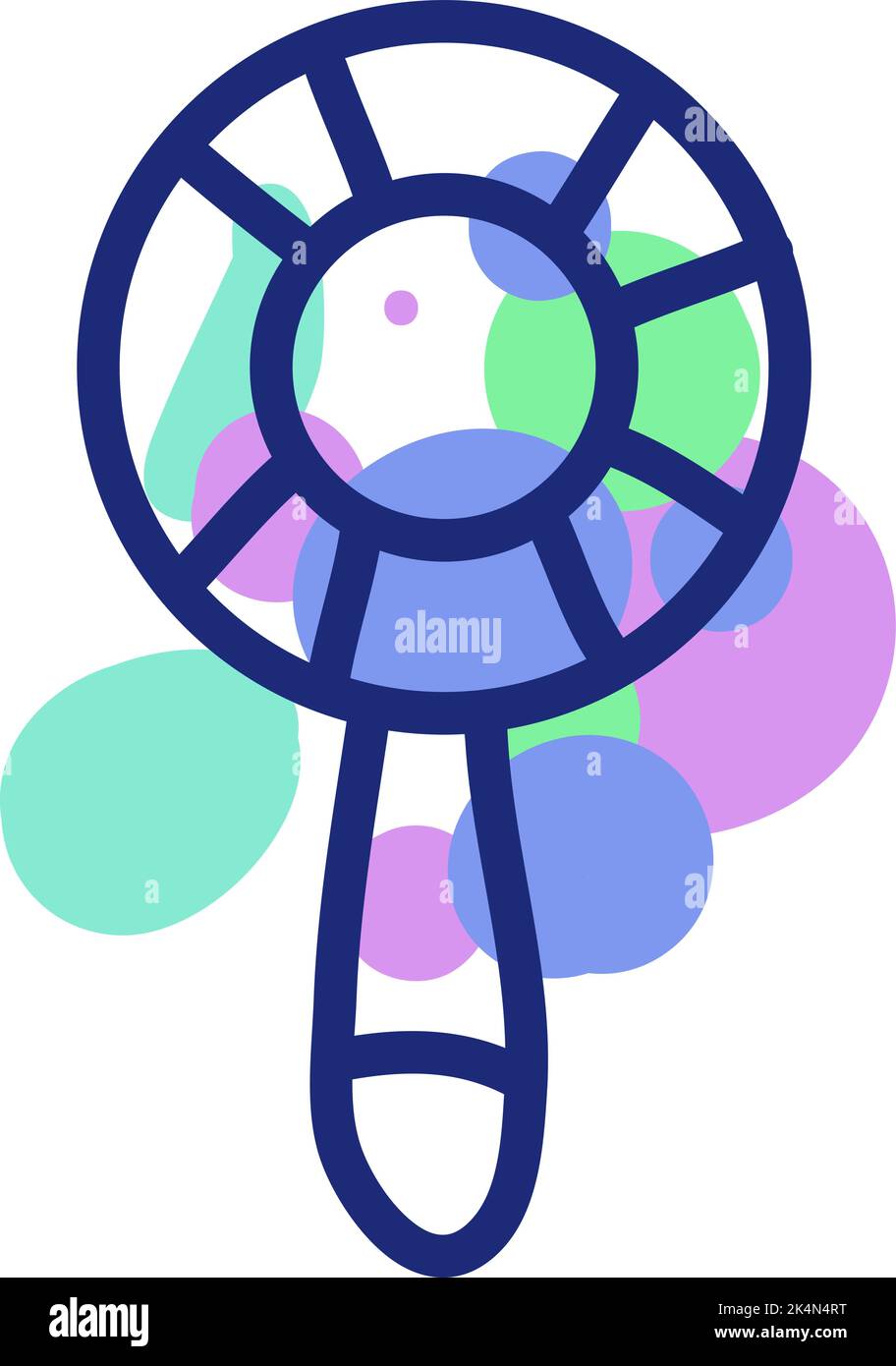 Baby rattle icon cartoon Stock Vector Images - Alamy