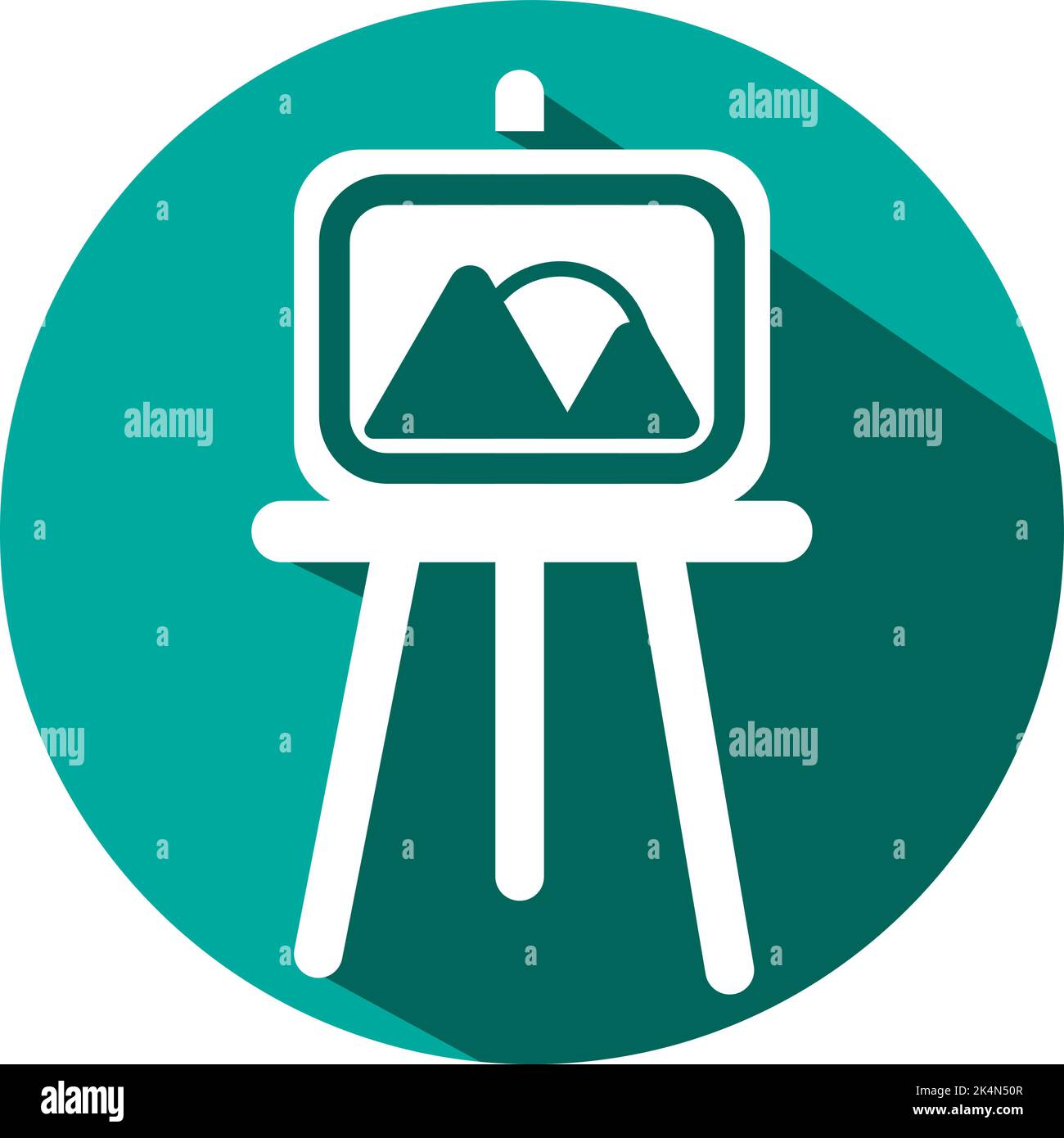Stationery picture stand, illustration, vector on a white background ...