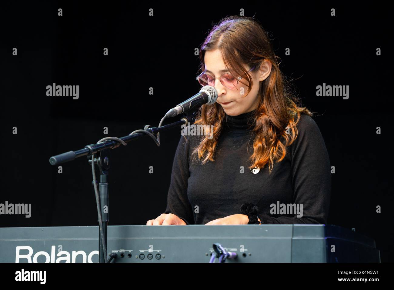 New York folk singer Johanna Samuels plays Walled Garden Stage at Green ...
