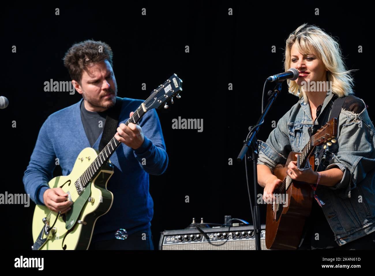 Anais Mitchell on the Mountain Stage on Day Three of the Green Man ...