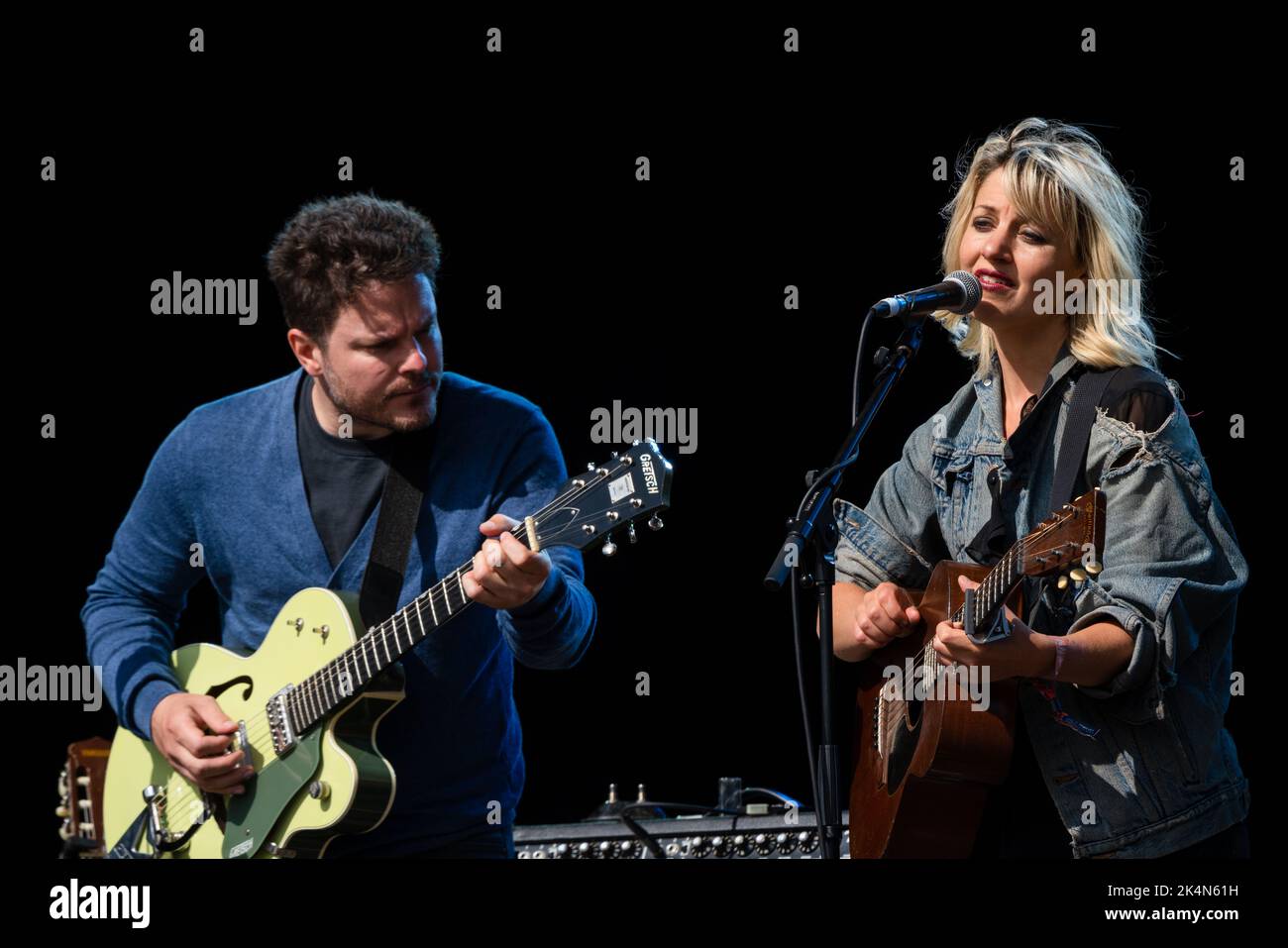 Anais Mitchell on the Mountain Stage on Day Three of the Green Man ...