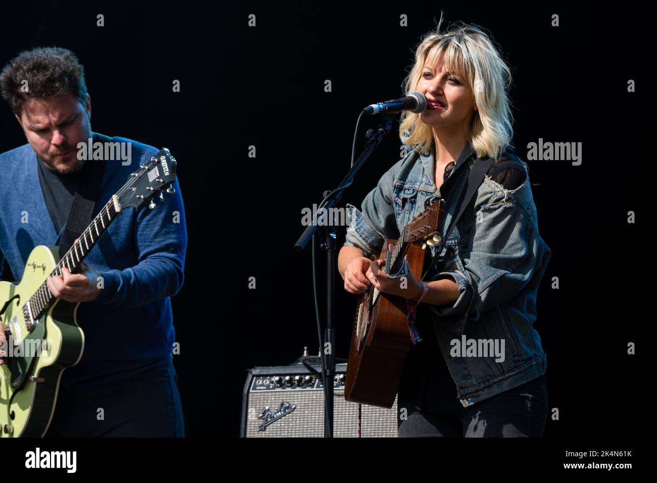 Anais Mitchell on the Mountain Stage on Day Three of the Green Man ...