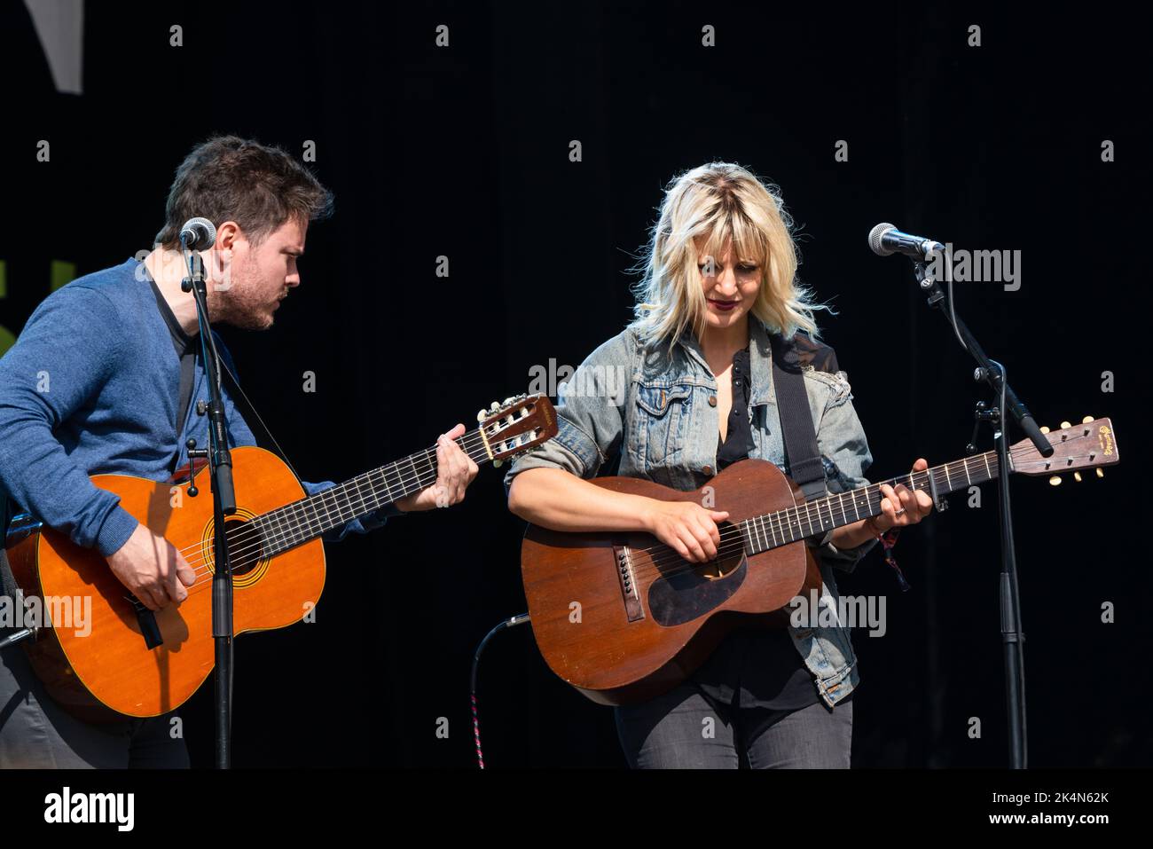 Anais Mitchell on the Mountain Stage on Day Three of the Green Man ...