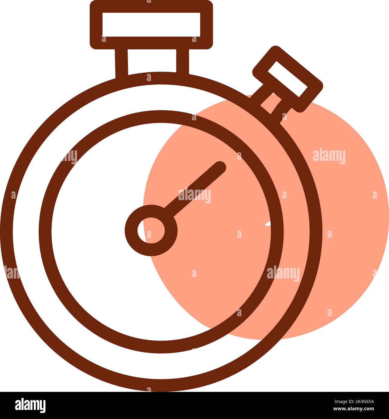 Gym stopwatch, illustration, vector on a white background Stock Vector ...