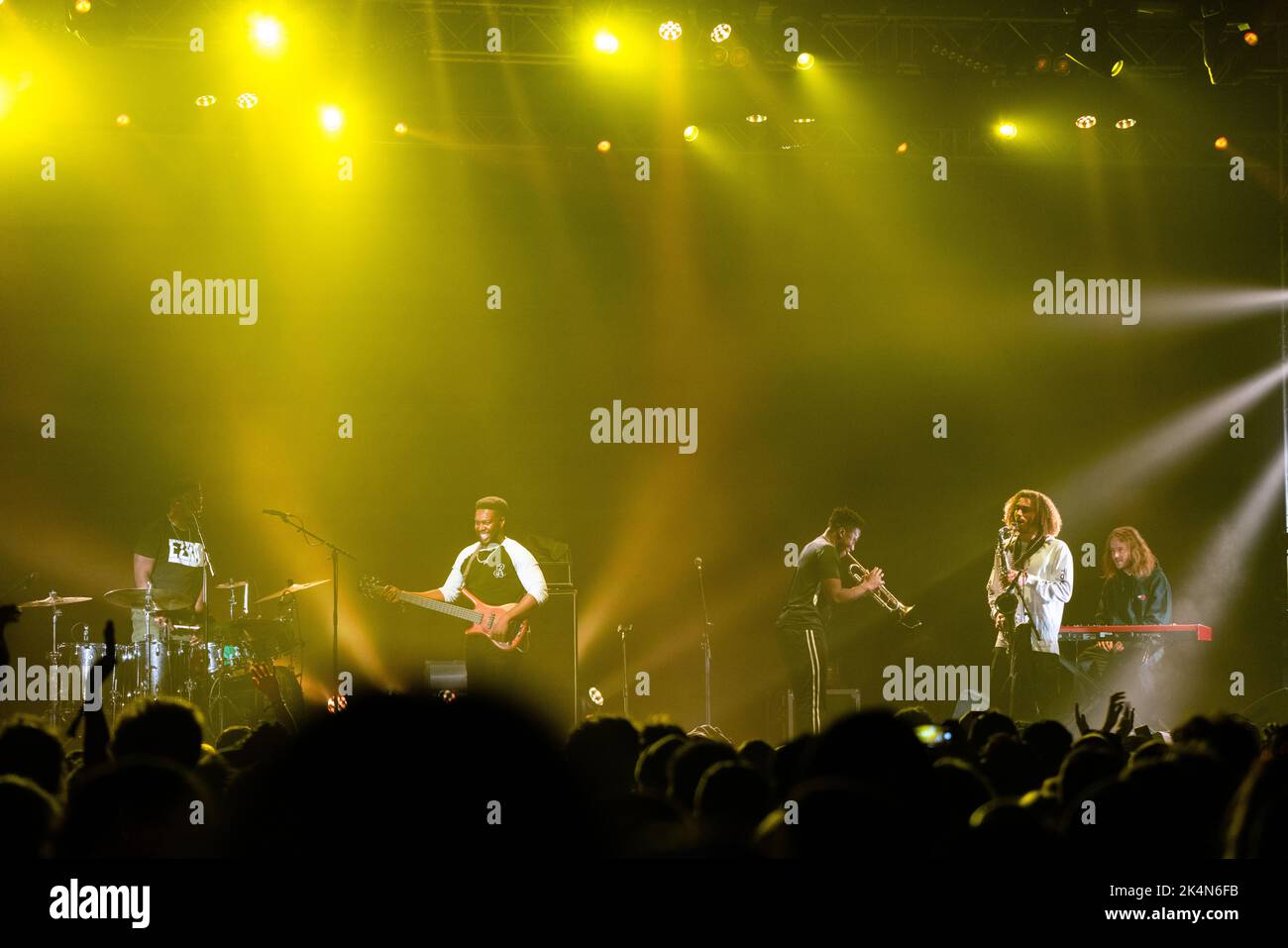 Ezra Collective play a jazz set on the Far Out Stage at Green Man ...