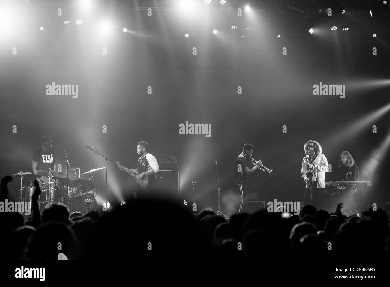 Ezra Collective play a jazz set on the Far Out Stage at Green Man ...