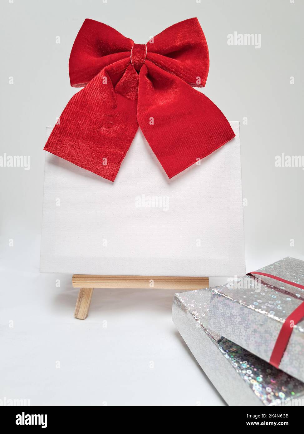 Close up of empty space of paper for Christmas greetings ,holiday's ...