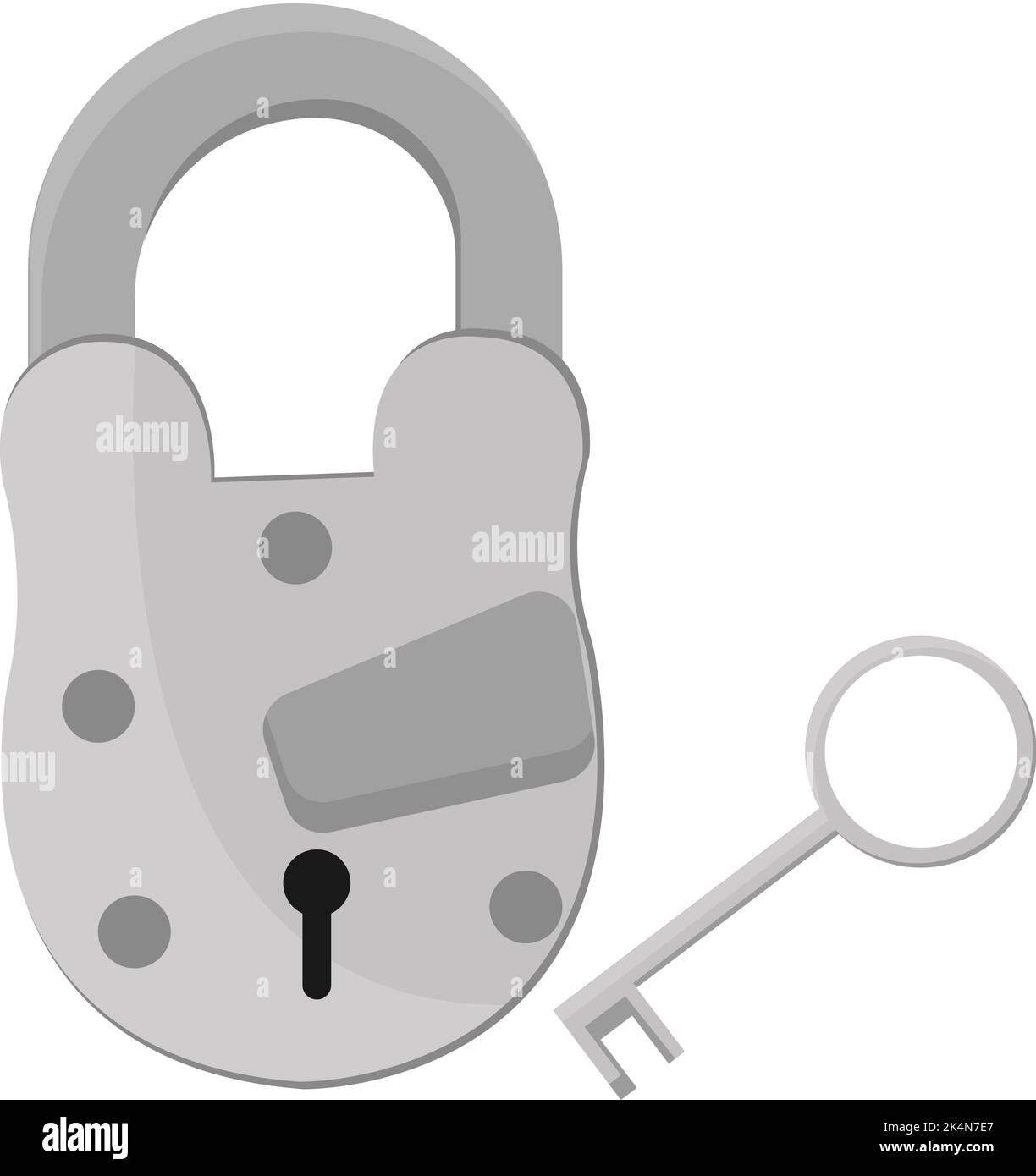 Car key on grey Stock Vector Images - Alamy