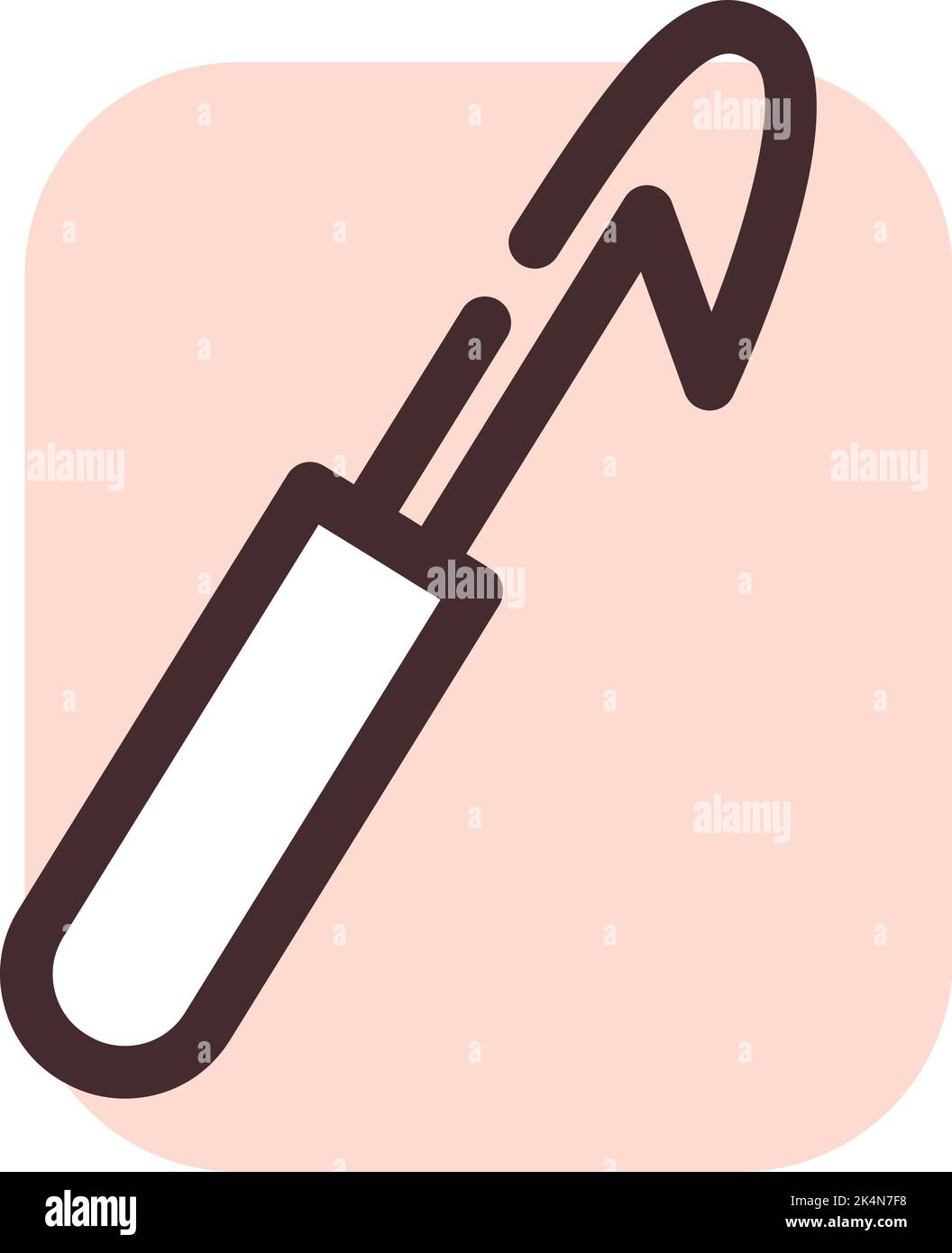 Crochet tool, illustration, vector on a white background Stock Vector ...