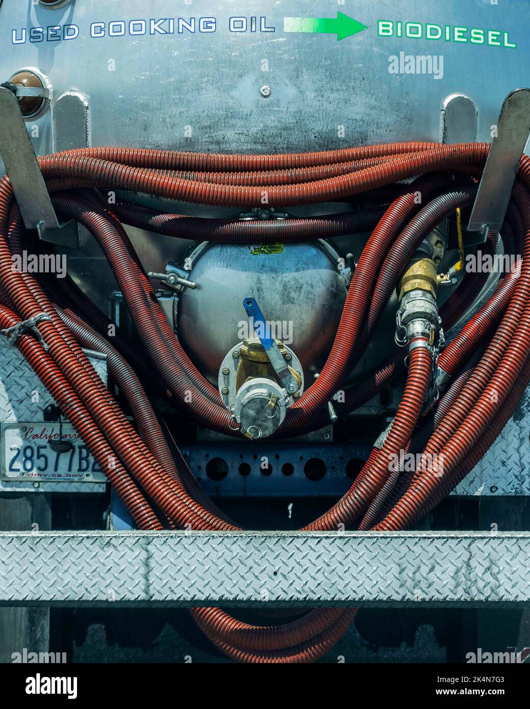 Tailgate of Trucks on the Highways Stock Photo - Alamy