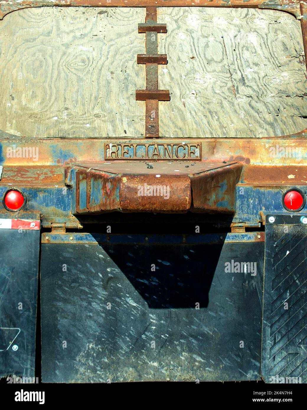 Tailgate of Trucks on the Highways Stock Photo - Alamy