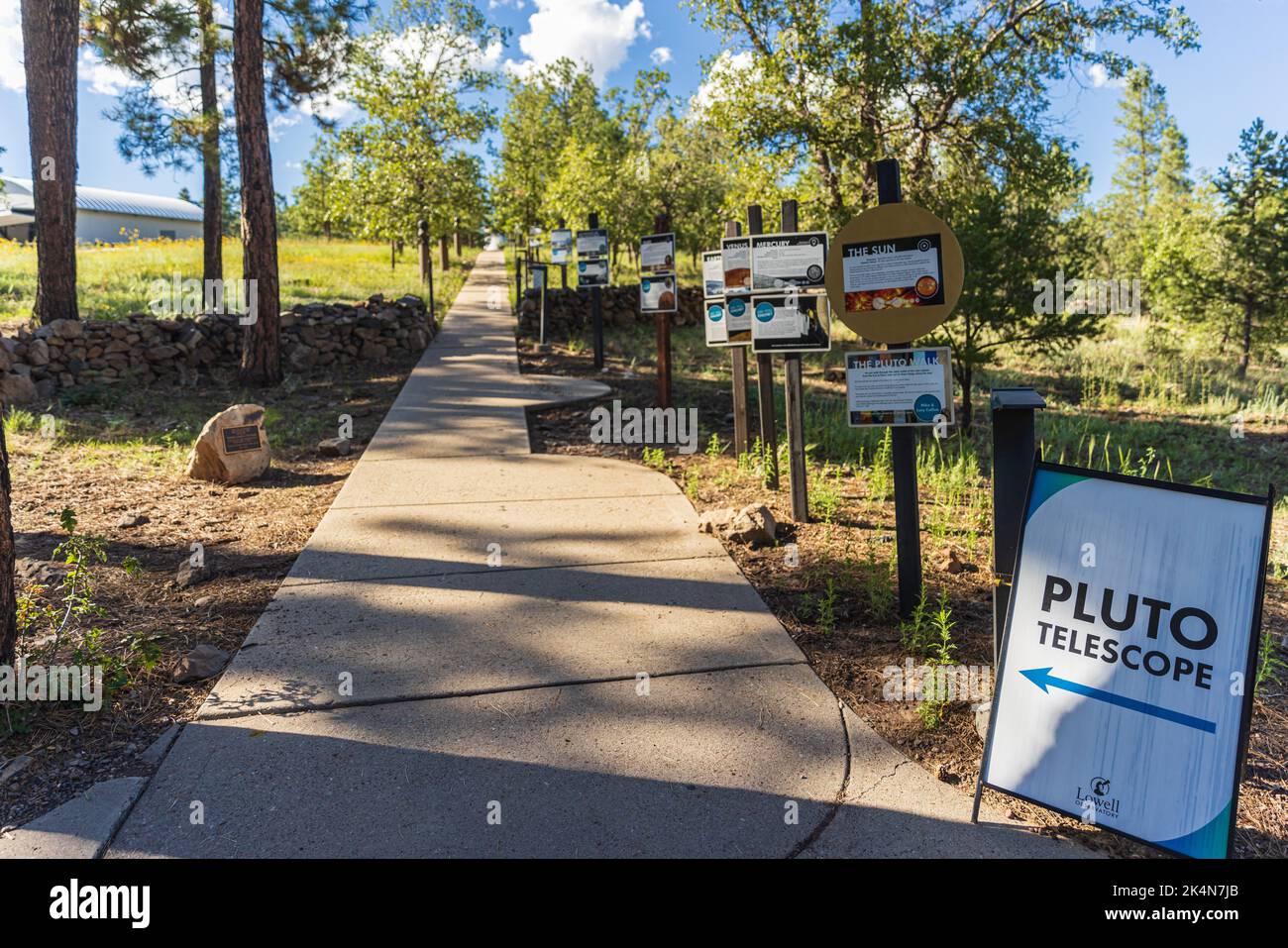 FLAGSTAFF, AZ - SEPTEMBER 1, 2022: Lowell Observatory, famous ...