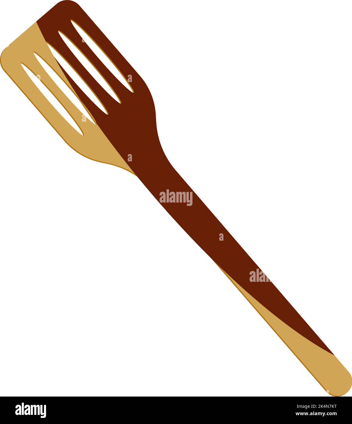 Wooden kitchen utensil table Stock Vector Images - Alamy