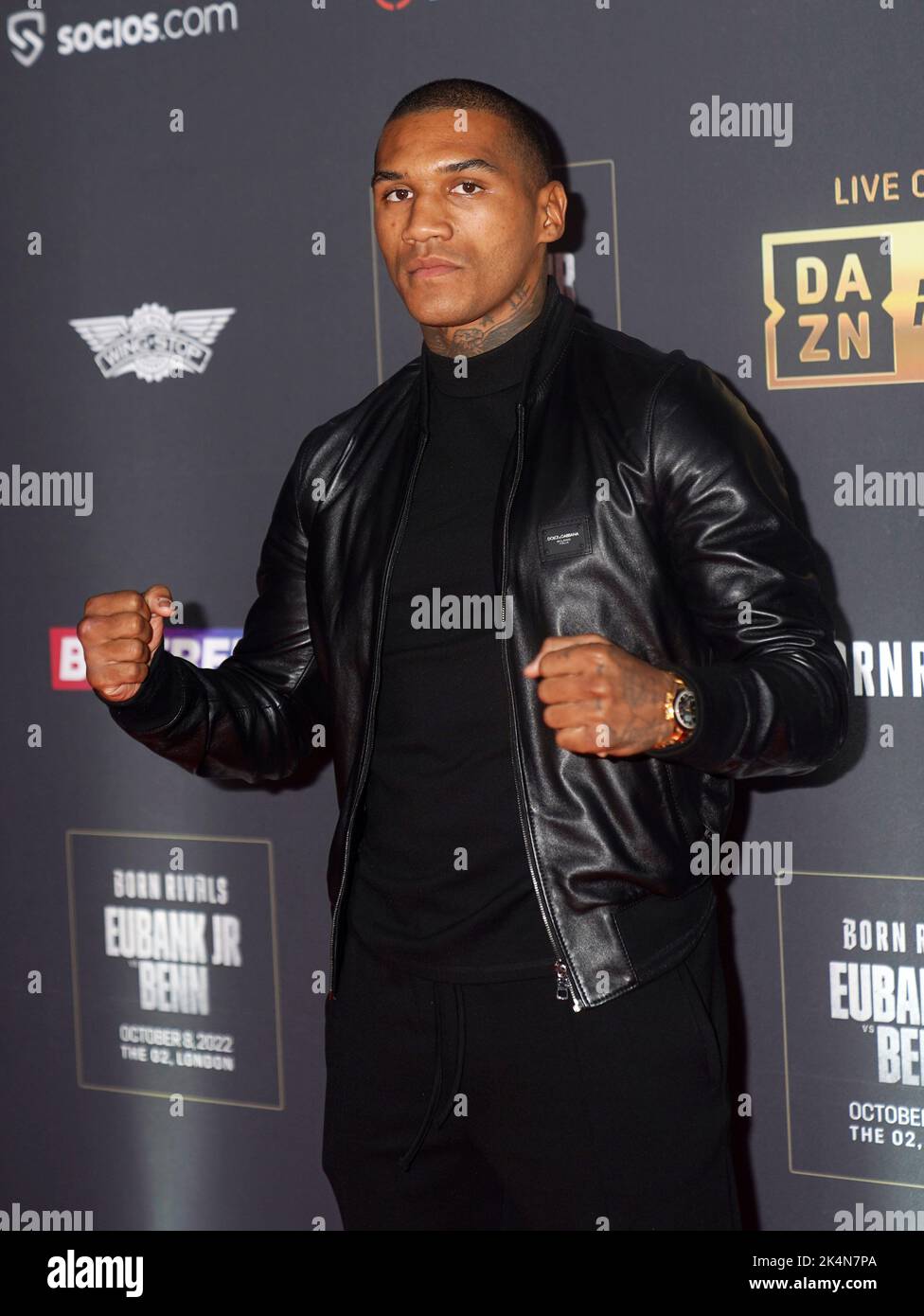 Conor Benn during the Red Carpet Launch Party at Outernet, London ...