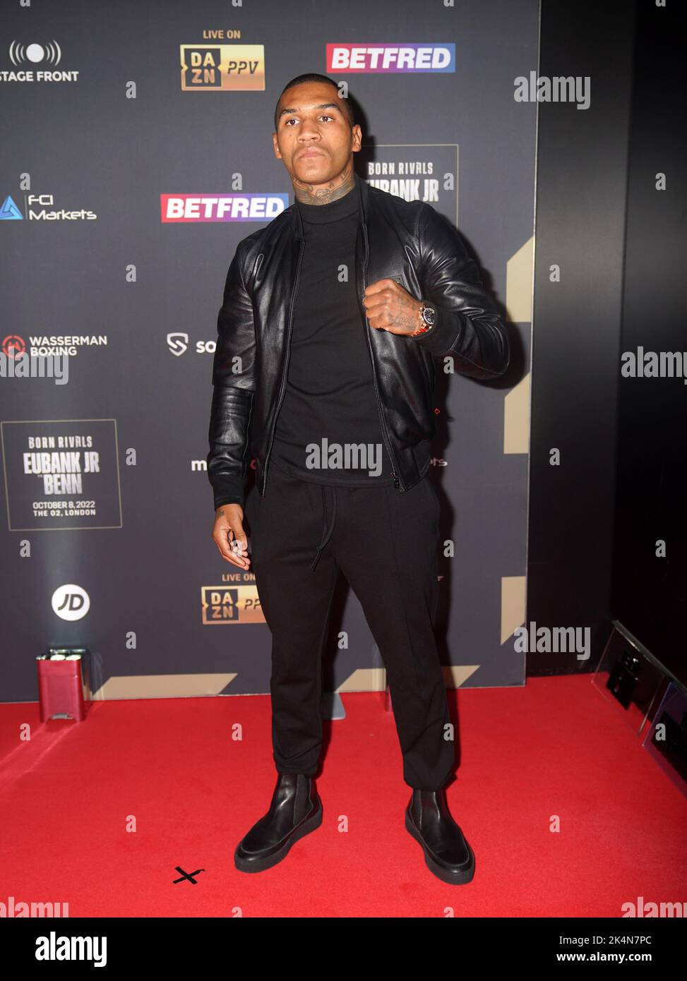 Conor Benn during the Red Carpet Launch Party at Outernet, London ...