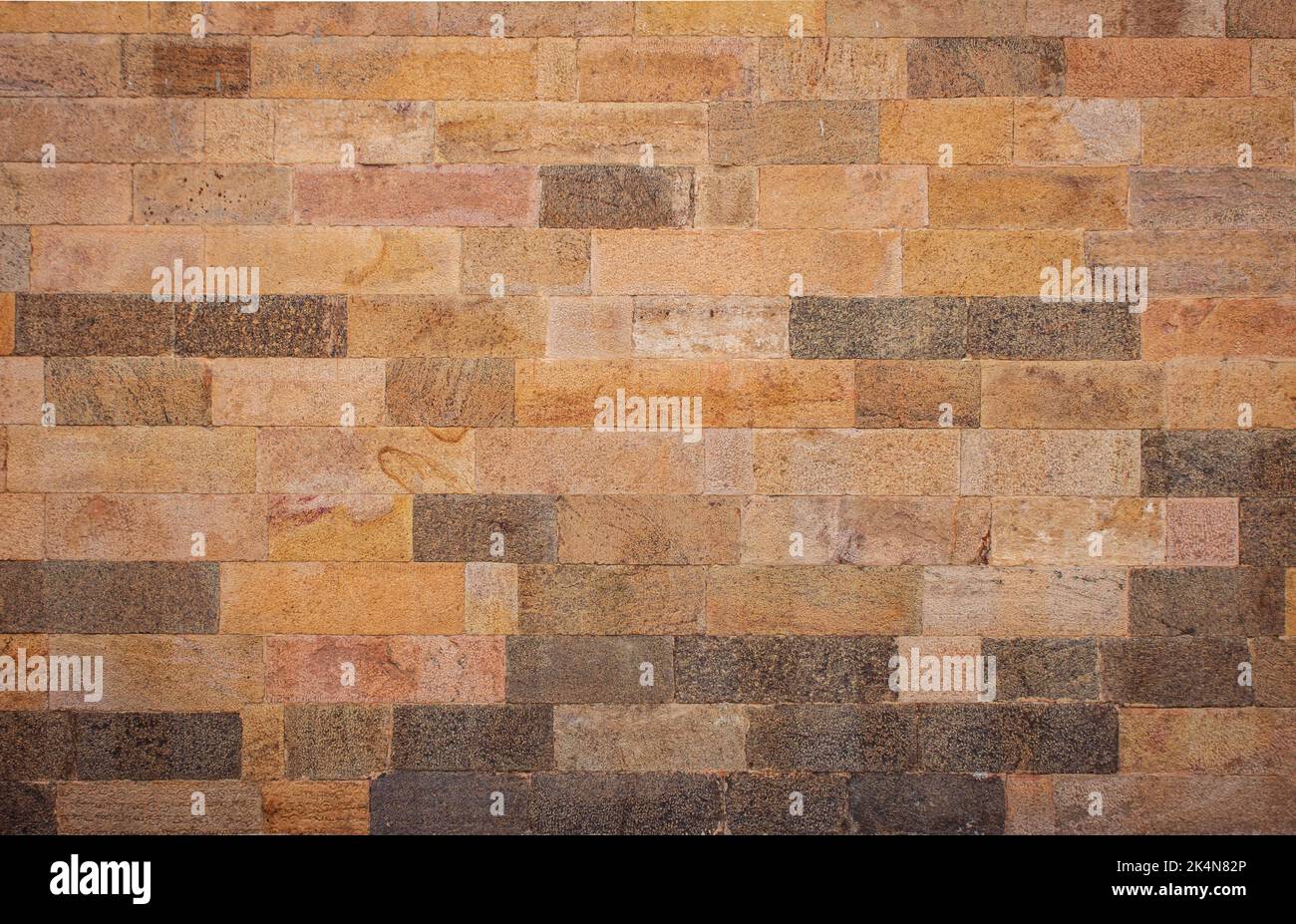 Abstract view of stone wall of a temple in south india know as ...