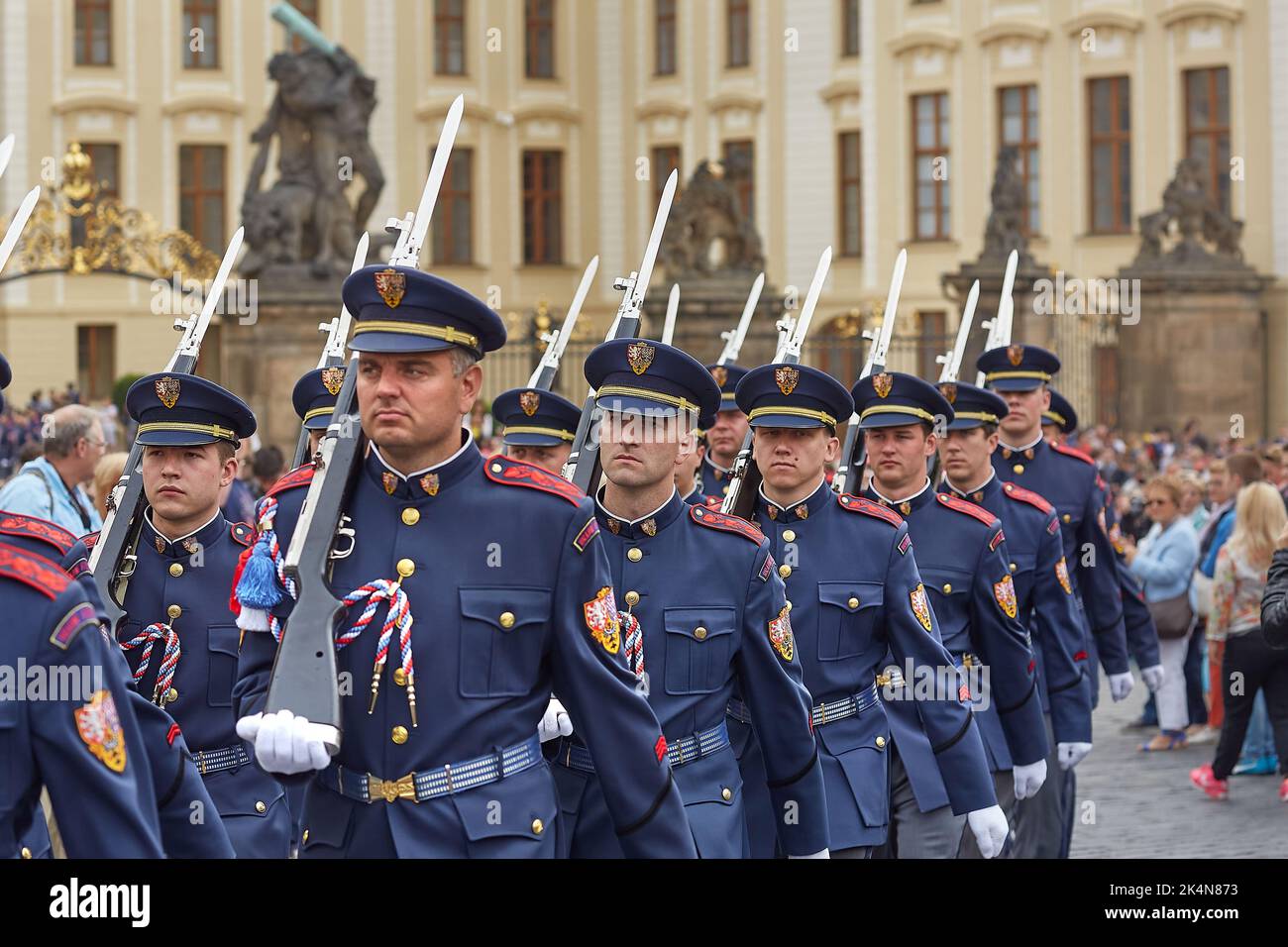 Guards in traditional uniform hi-res stock photography and images - Alamy