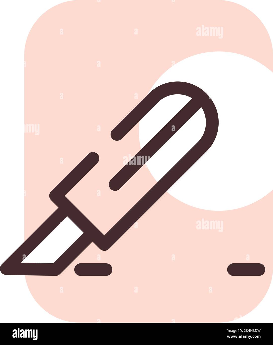 Textile cutter, illustration, vector on a white background Stock Vector ...