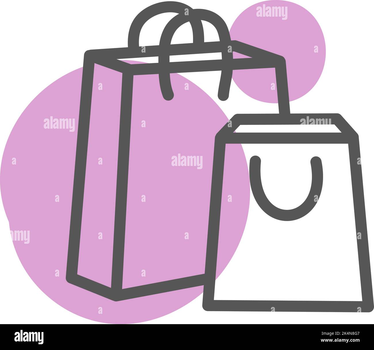 Shopping bags black friday sale Stock Vector Images - Alamy
