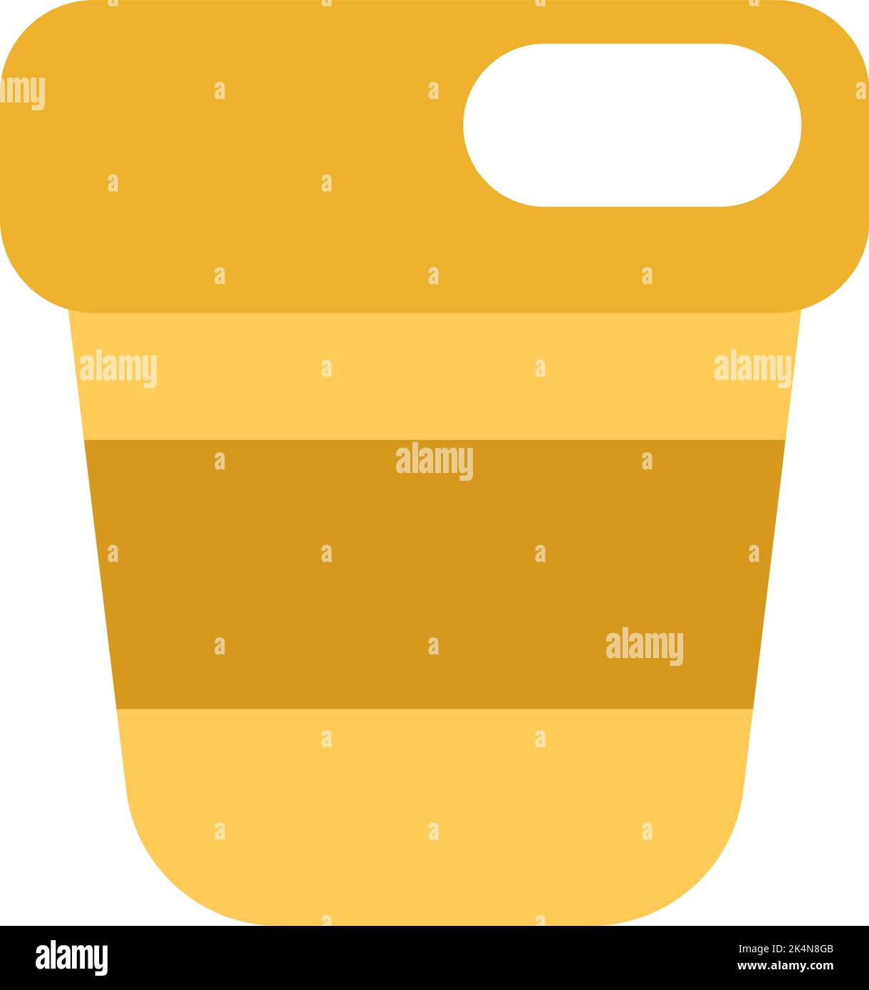 Workplace coffee to go, illustration, vector on a white background ...