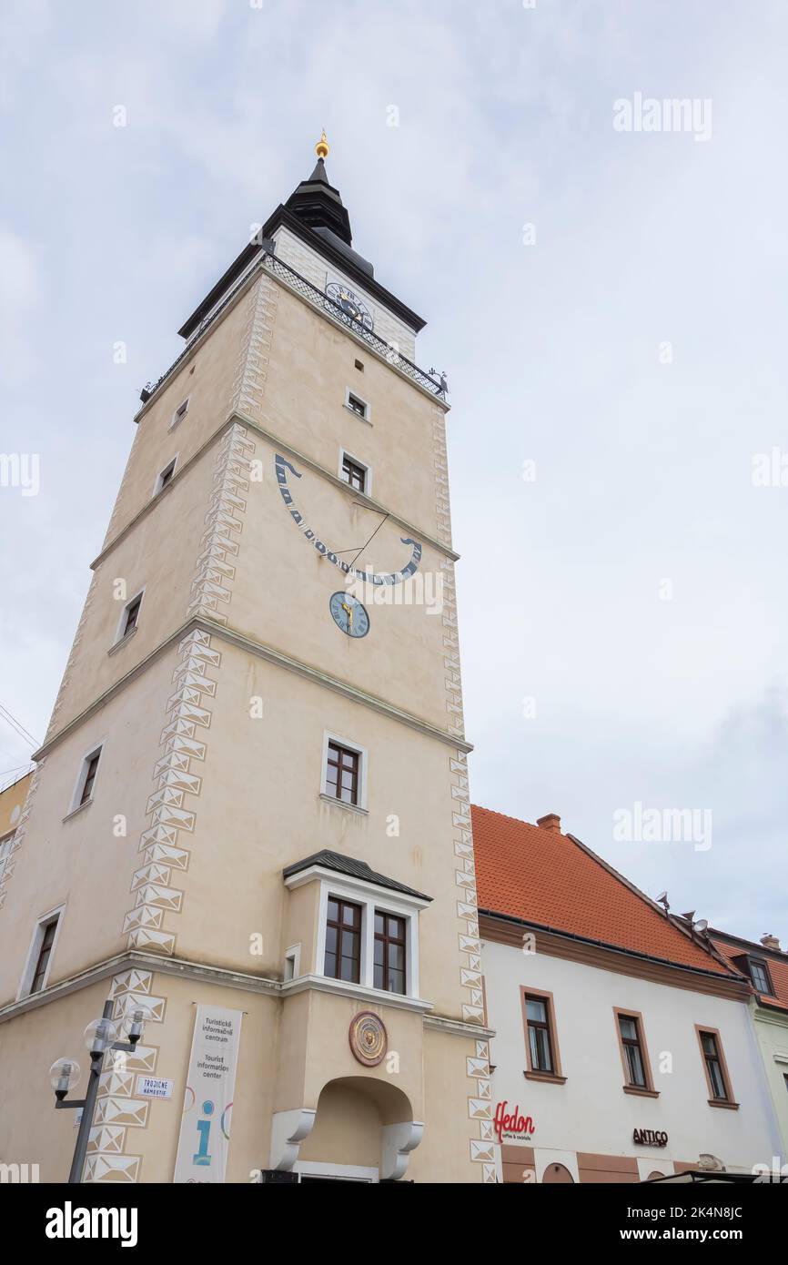 City tower, historic center of Trnava city, Slovakia Stock Photo - Alamy