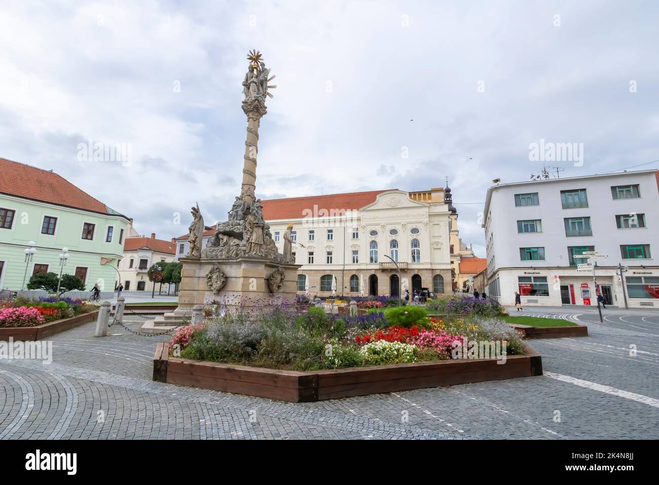 City tower, historic center of Trnava city, Slovakia Stock Photo - Alamy