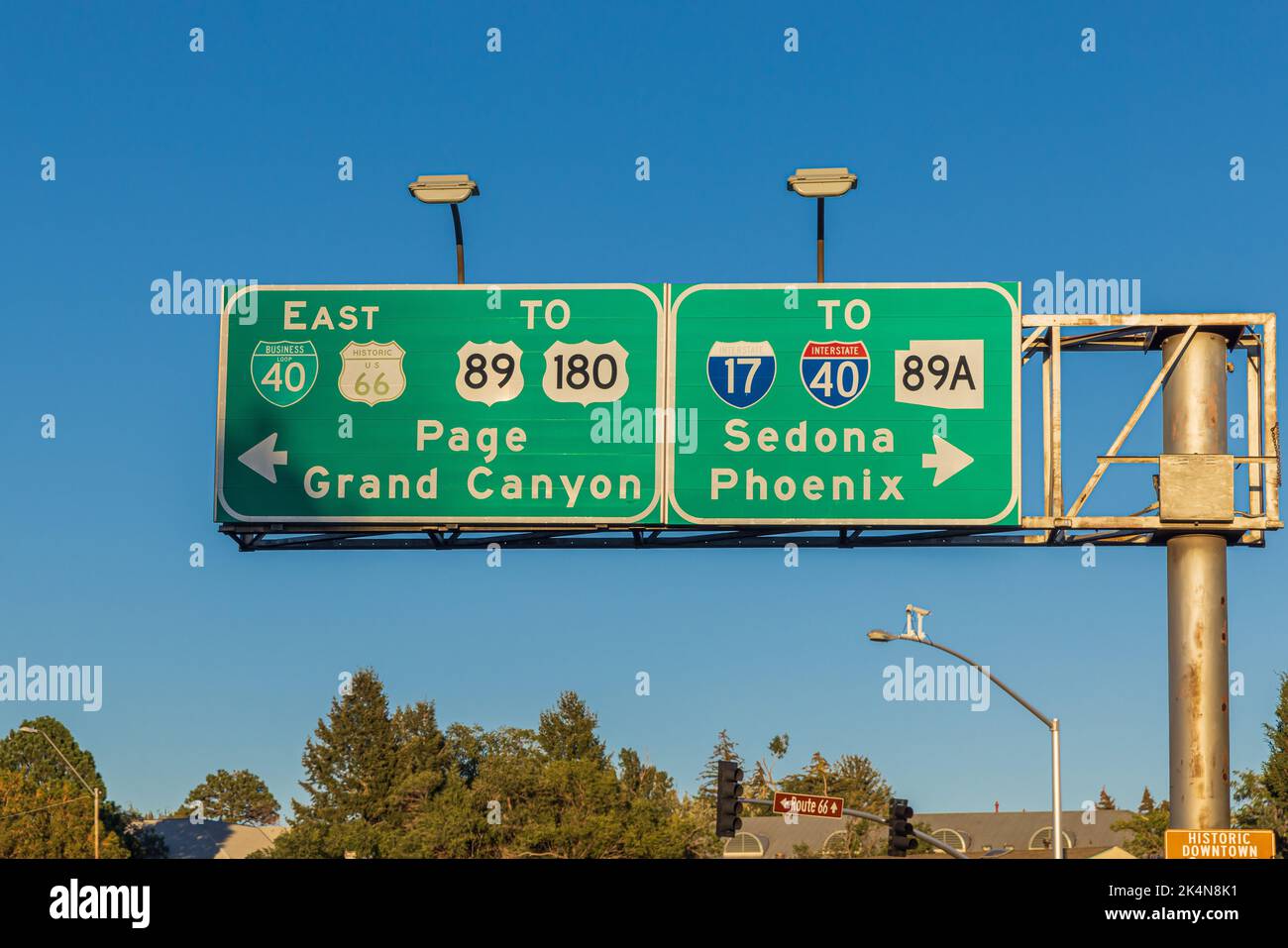 Road sign interstate 40 in hi-res stock photography and images - Alamy