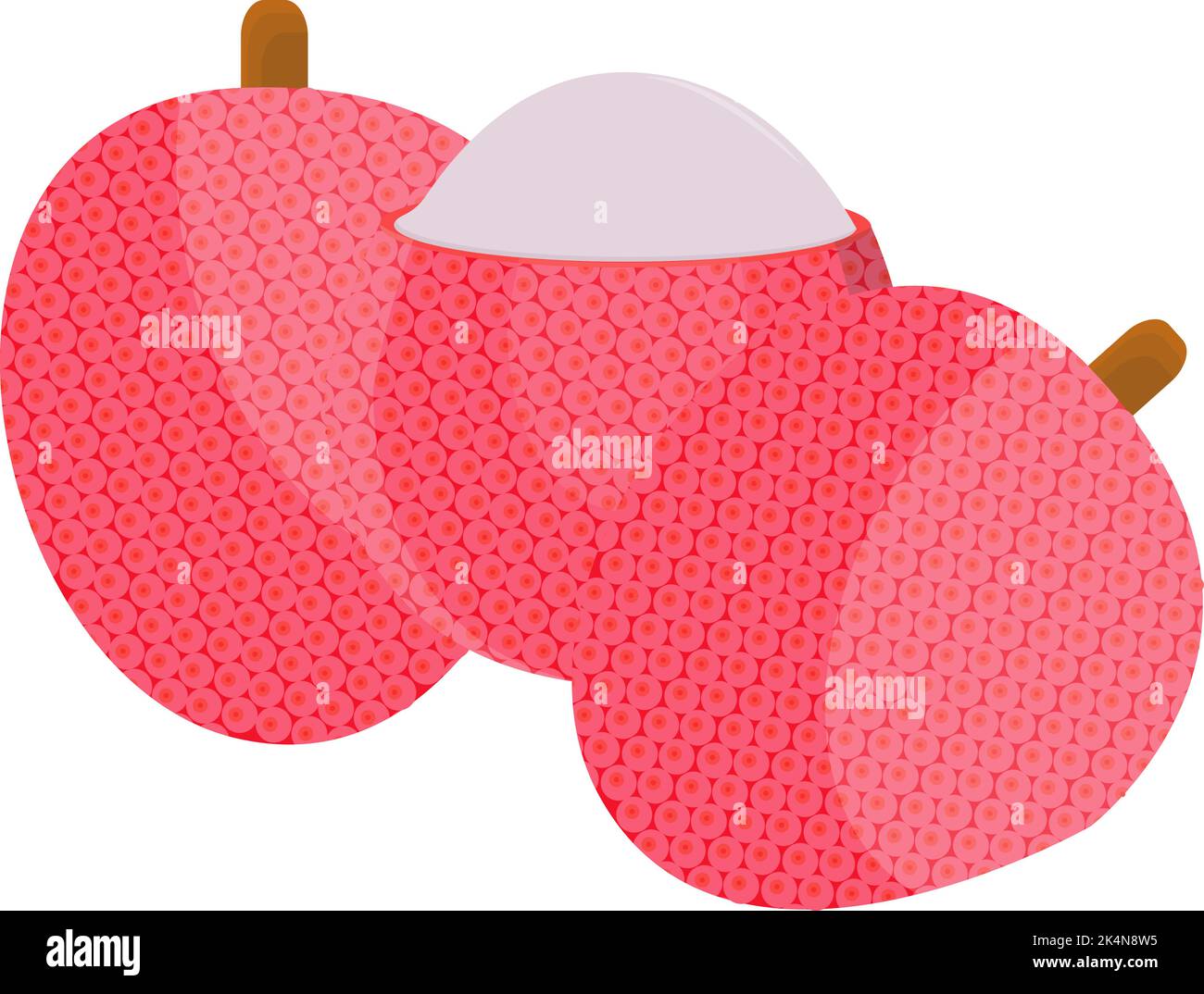 Litchi Stock Vector Images - Alamy