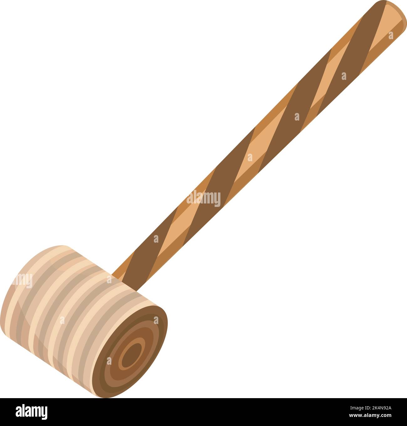 Mallet wooden mallet Stock Vector Images - Alamy