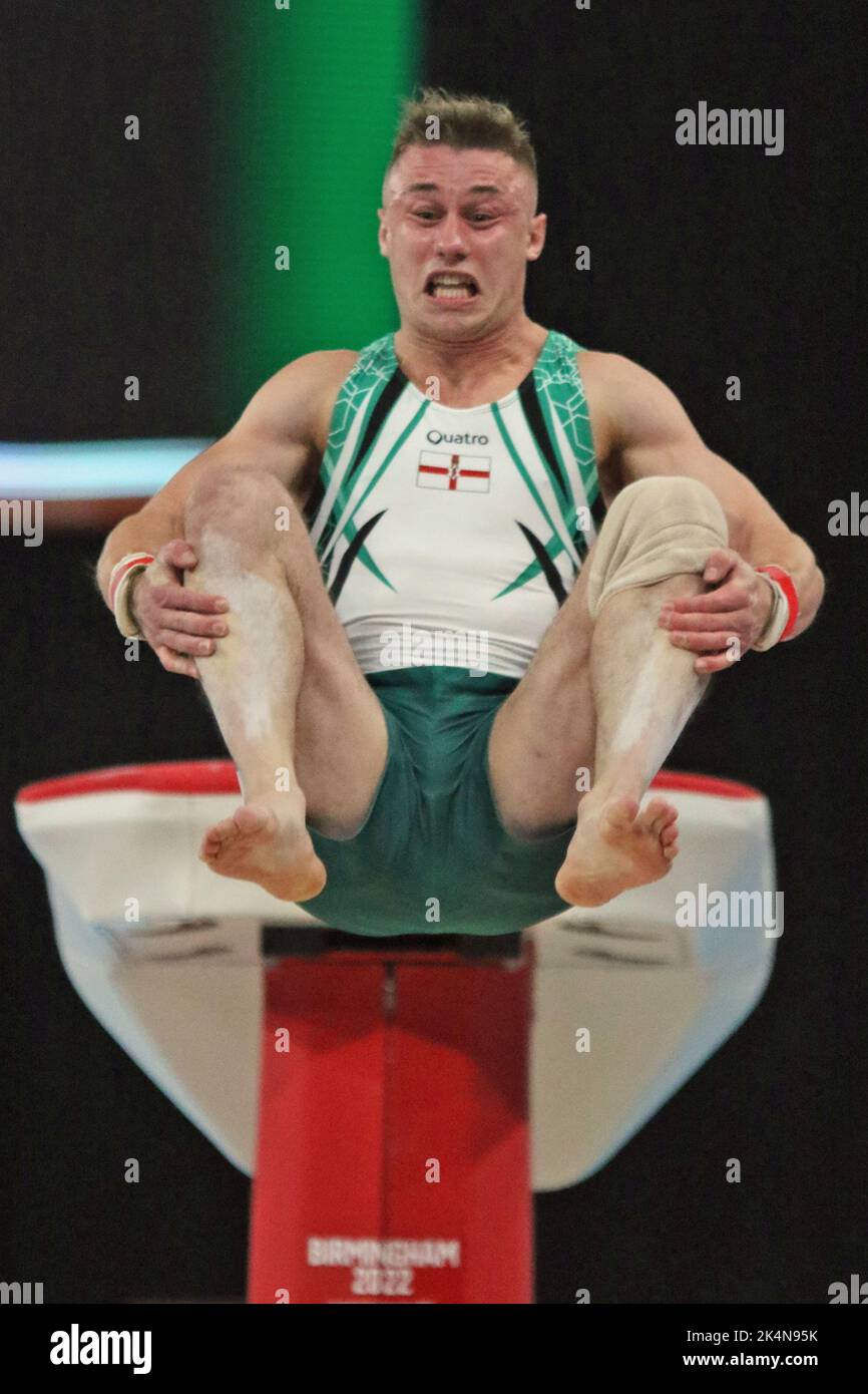 Ewan McAteer of Northern Ireland in the Men's Vault - Final at the 2022 ...