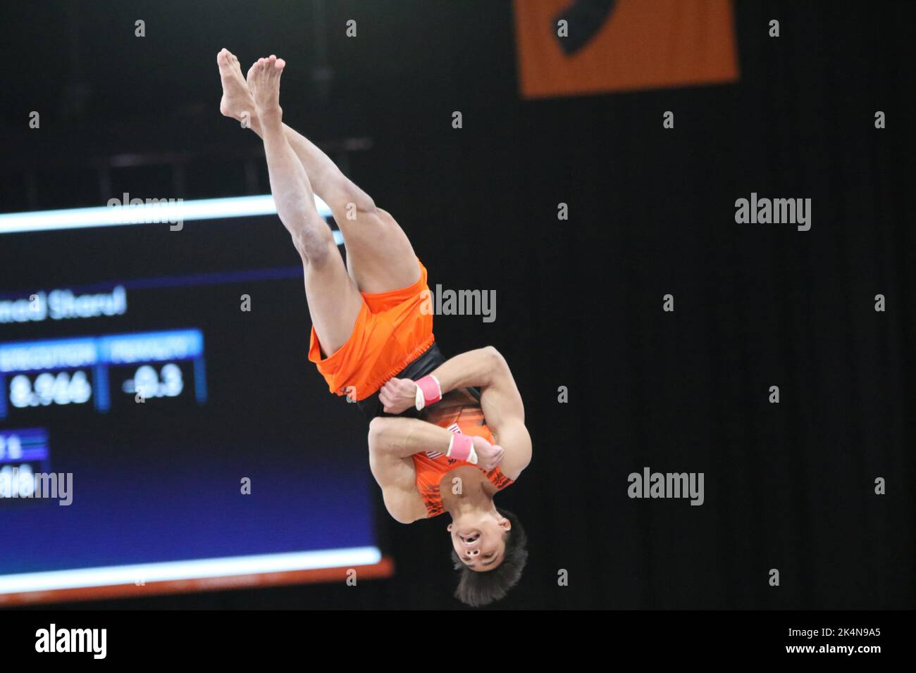 Muhammad Sharul AIMY of Malaysia in the Men's Vault - Final at the 2022 ...