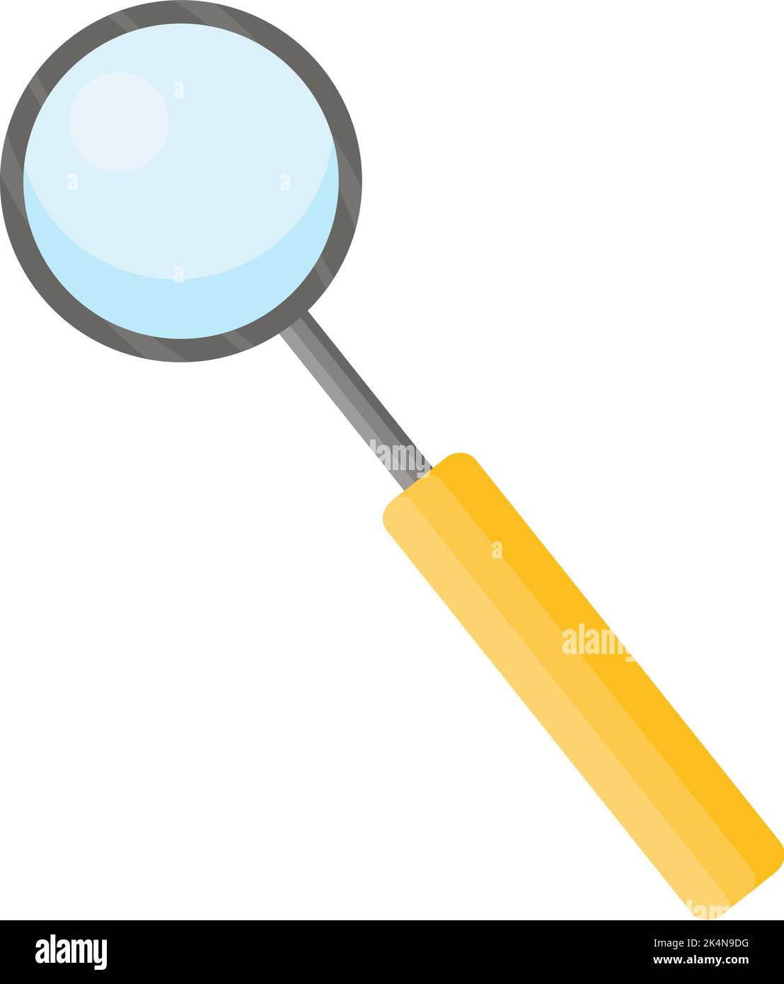 Focus glass, illustration, vector on a white background Stock Vector ...
