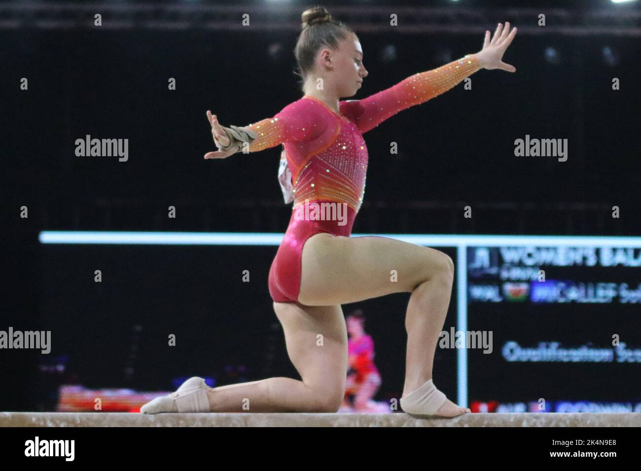 Sofia MICALLEF of Wales in the Women's Balance Beam - Final at the 2022 ...
