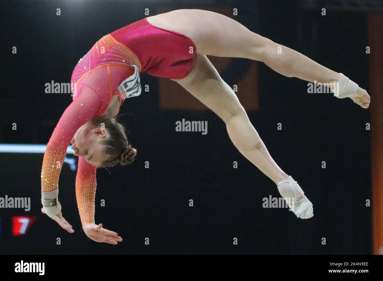 Sofia MICALLEF of Wales in the Women's Balance Beam - Final at the 2022 Commonwealth games in ...