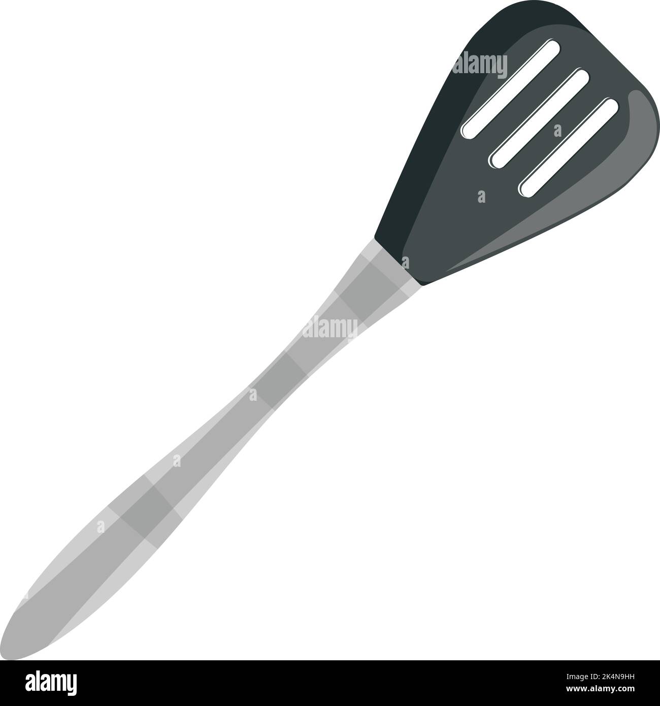 Black white illustration spatula hi-res stock photography and images ...