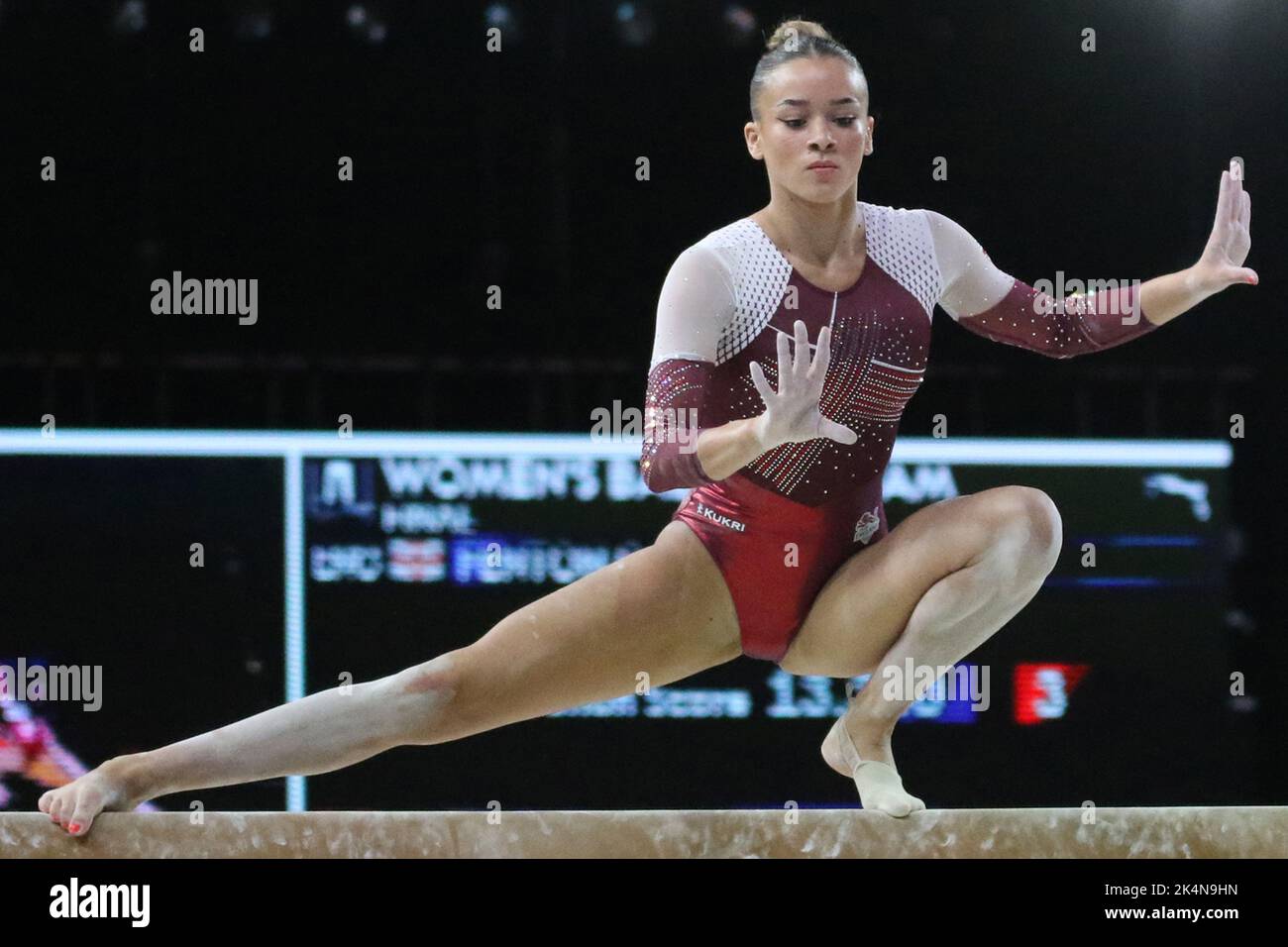 Georgia Mae FENTON of England in the Women's Balance Beam - Final at ...