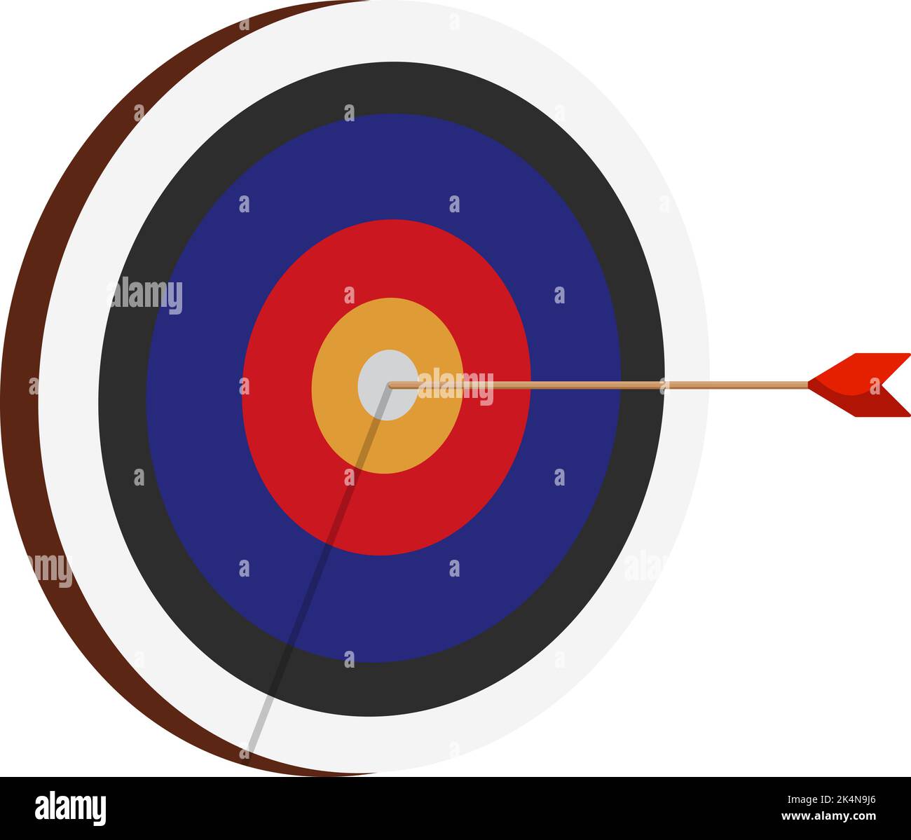 Target arrow on white hi-res stock photography and images - Alamy