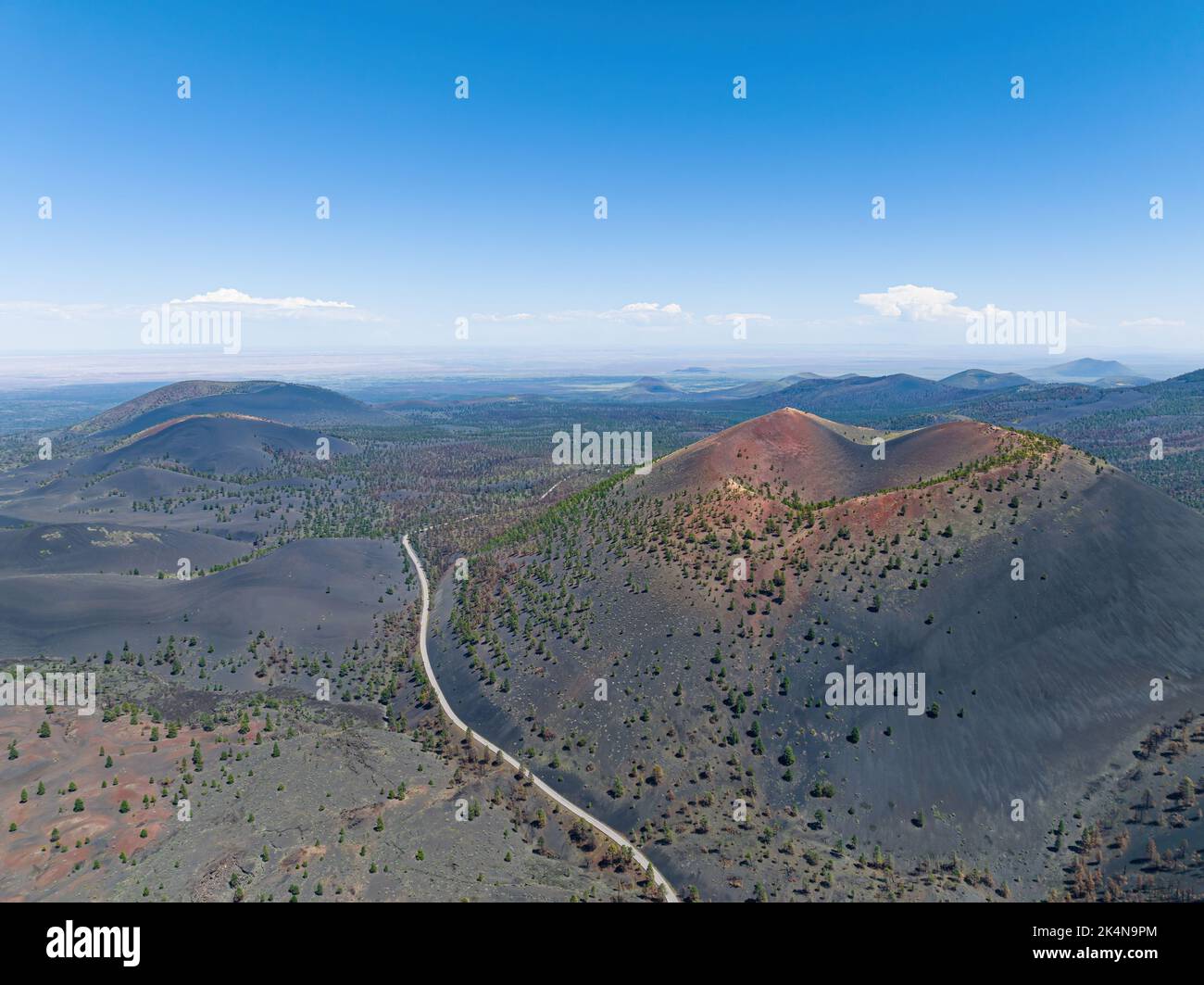 Flagstaff sunset volcano crater hi-res stock photography and images - Alamy