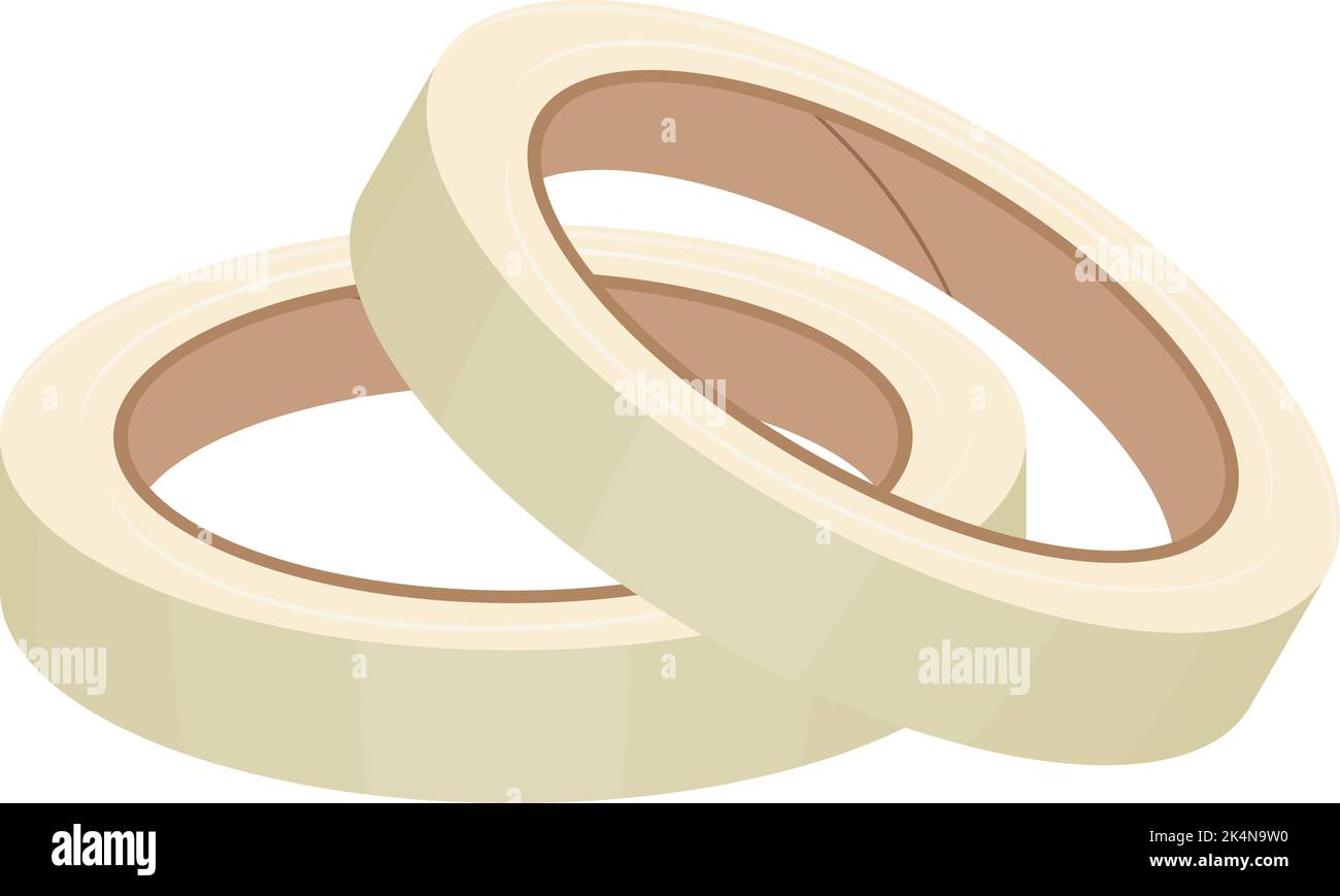 Marking tape, illustration, vector on a white background Stock Vector ...