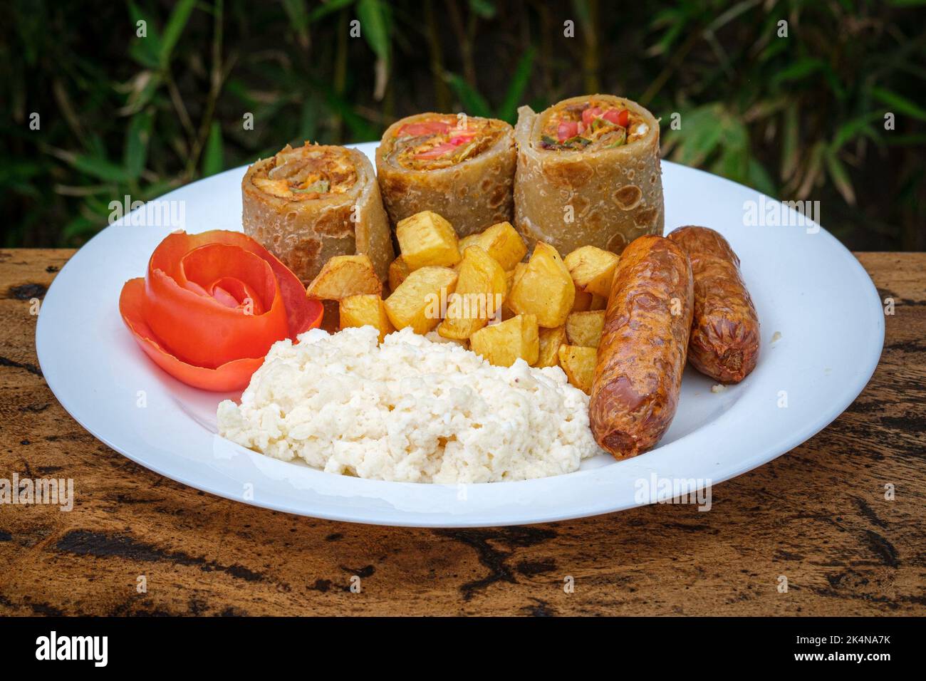 Ugandan Rolex, commonly referred to as Rolex, is a popular food item in ...