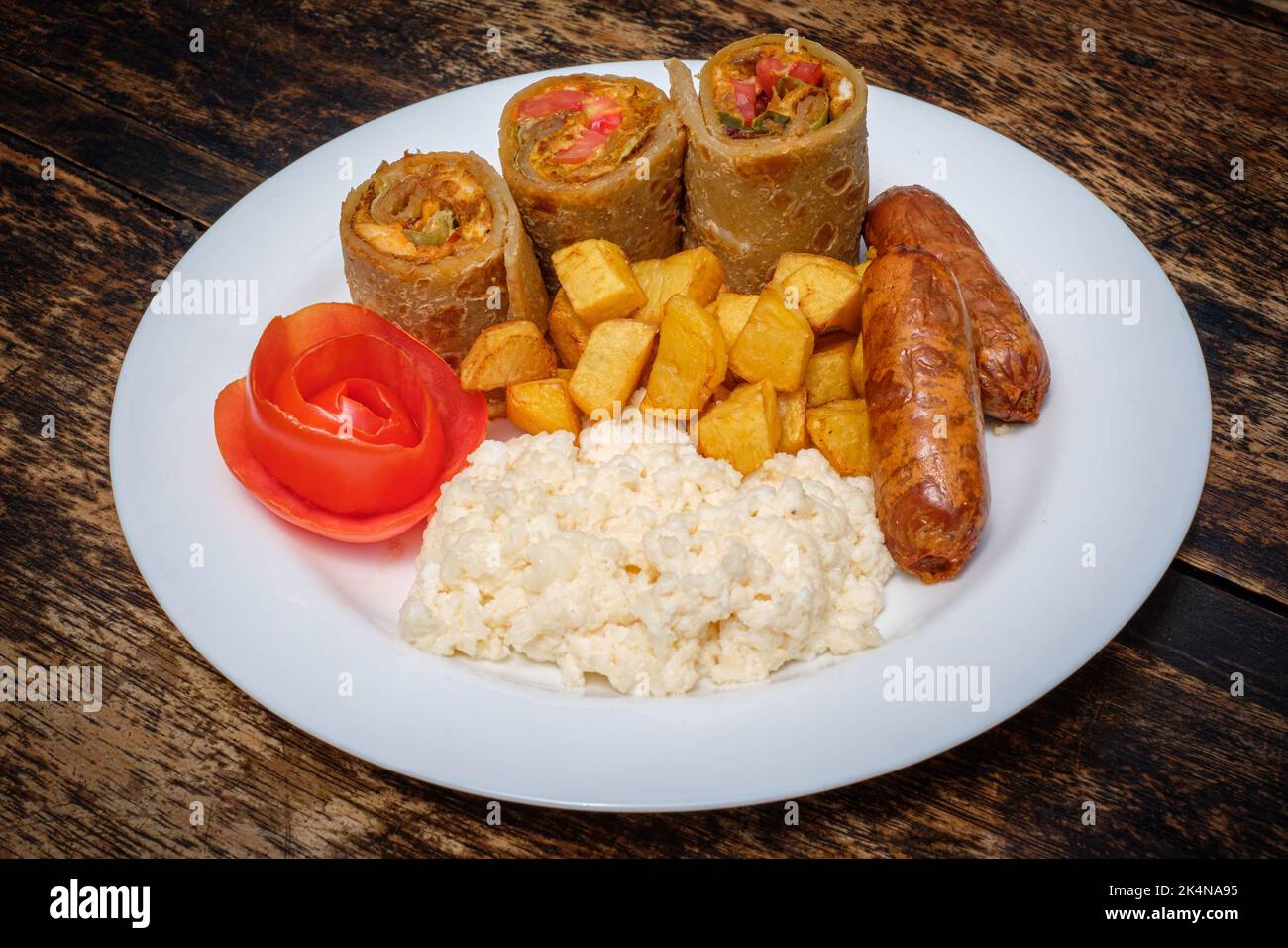 Ugandan Rolex, commonly referred to as Rolex, is a popular food item in ...