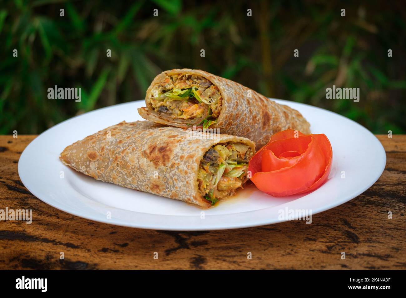 Ugandan Rolex, commonly referred to as Rolex, is a popular food item in ...