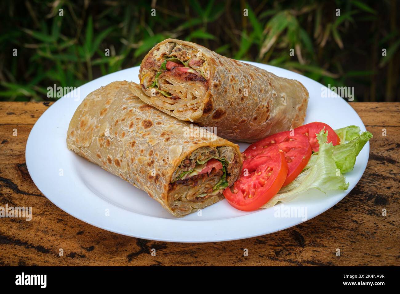 Ugandan Rolex, commonly referred to as Rolex, is a popular food item in ...